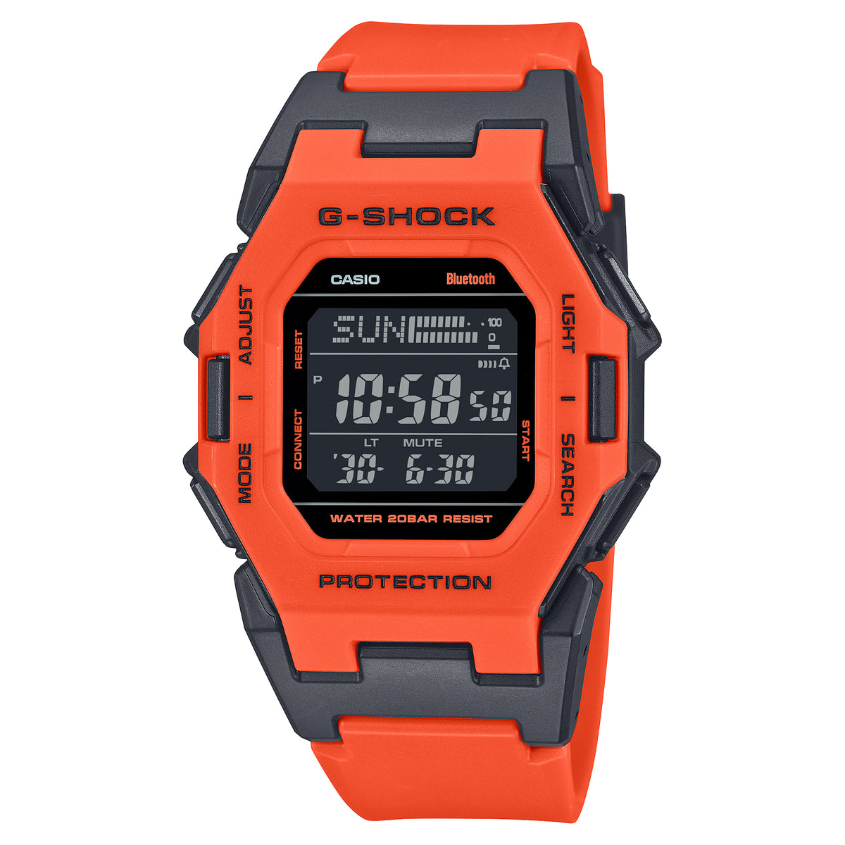 Casio G-Shock GD-B500 Lineup Bluetooth© Step Tracker Dual Time Bio-Based Watch GDB500FL-4D GD ...