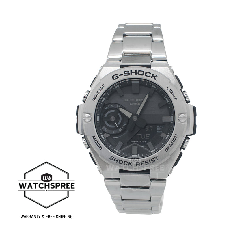 Casio G-Shock G-Steel GST-B500 Lineup Carbon Core Guard Structure Watch GSTB500D-1A1 GST-B500D ...
