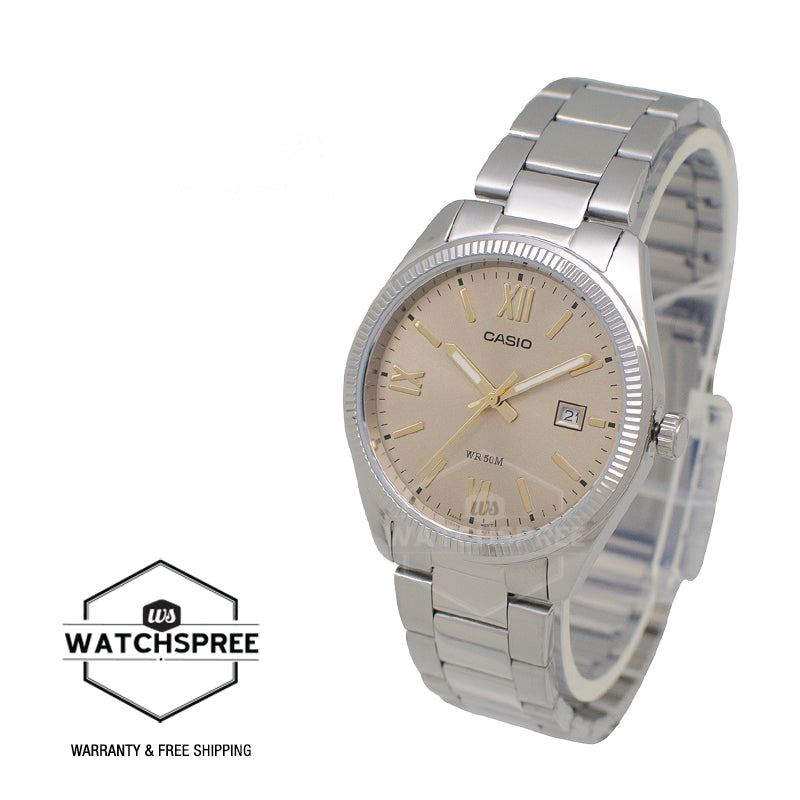 Casio Mens Analog Stainless Steel Band Watch Mtp1302dd 9a Mtp 1302dd 9a Watchspree