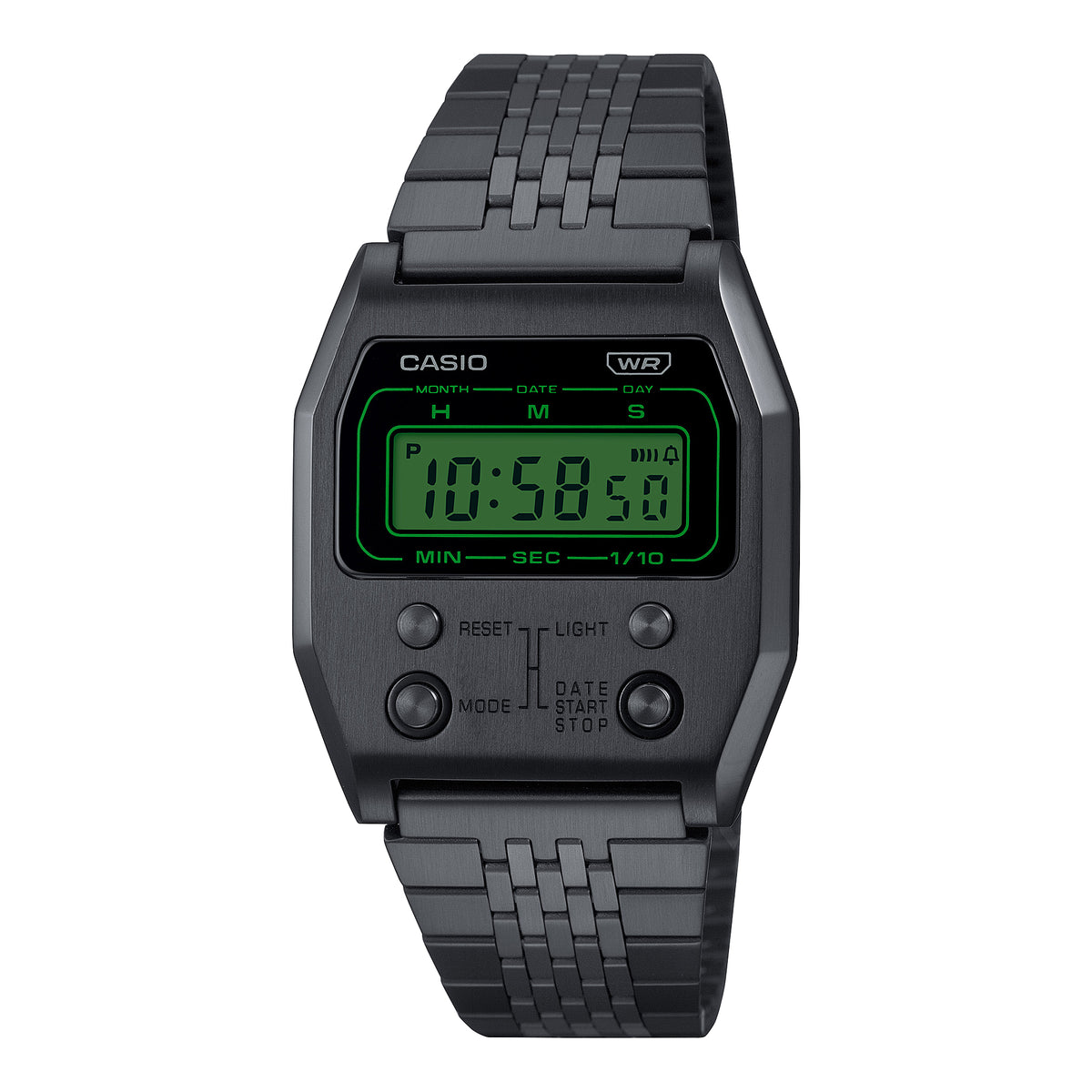Casio Digital Vintage 52QS-14B Revival from the 70's Watch A1100B-1D A1100B-1| Watchspree