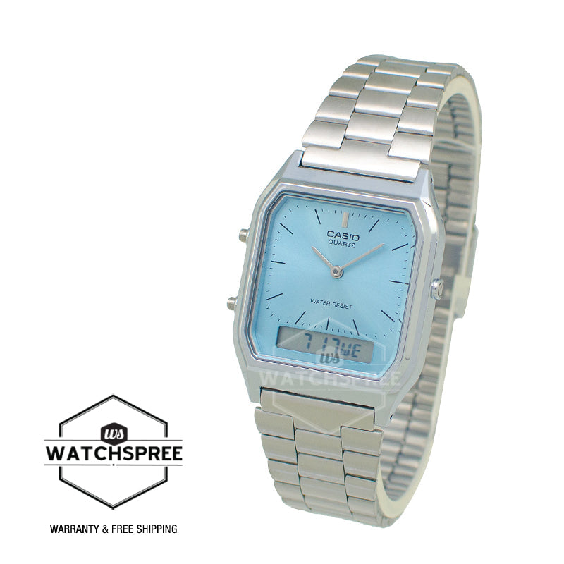 Casio Analog Digital Vintage Series Dual Time Watch AQ230A-2A1 AQ-230A ...