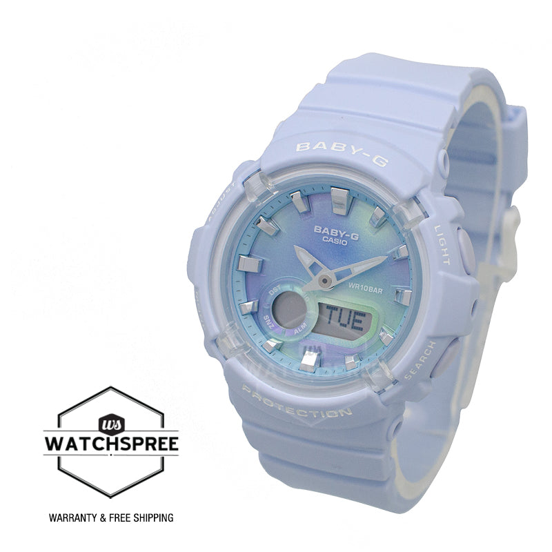 Casio Baby-G BGA-280 Lineup Tie-Dye Series Blue Resin Band Watch BGA28 ...