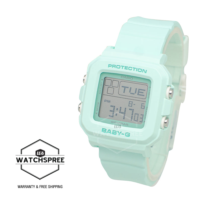 Casio Baby-G BGD-10 Lineup Mint Green Resin Band Watch BGD10-3D BGD-10 ...