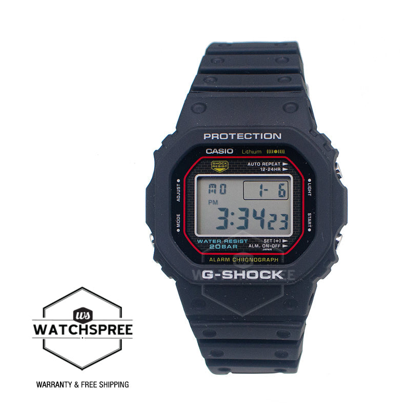 Casio G-Shock (Japan Made) DW-5000 Lineup Recreate Model Watch DW5000R ...