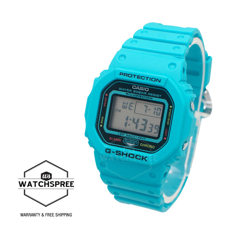 Casio G-Shock DW-5600 Lineup Energy Park Series Bio-Based Blue Resin ...