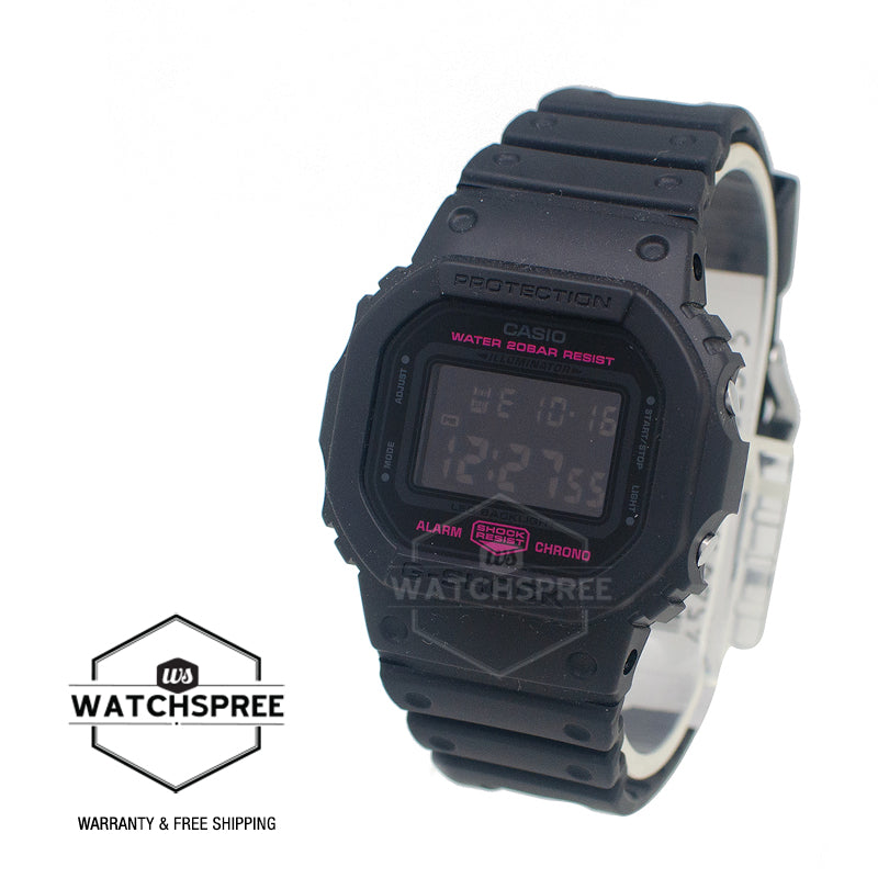 Casio G-Shock DW-5600 Lineup Pink Ribbon Campaign Bio-Based Watch ...
