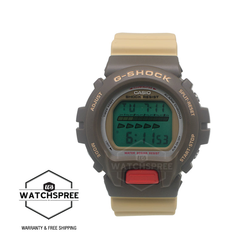 Casio G-Shock Retro Fashion Series Sepia Resin Band Watch DW6600PC-5D ...