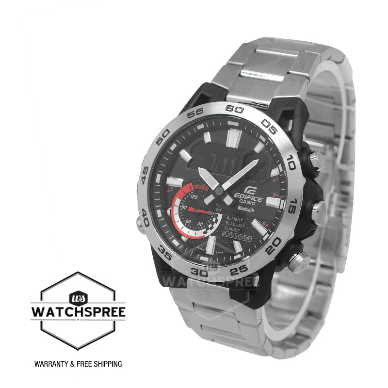 Casio Edifice SOSPENSIONE ECB-40 Lineup Bluetooth¨ Stainless Steel Band ...