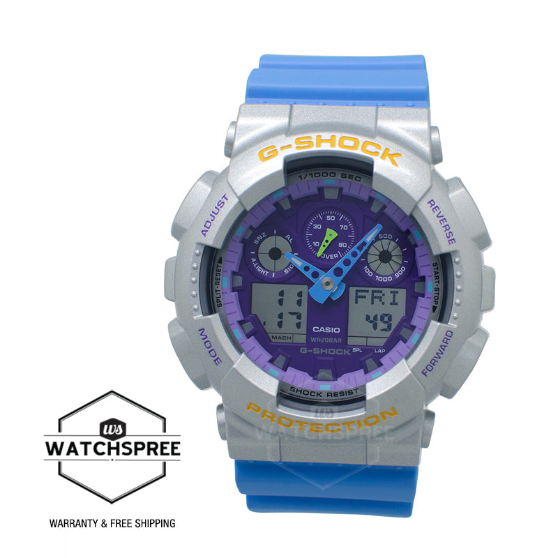 Casio G-Shock GA-100 Lineup Euphoria Series Watch GA100EU-8A2 GA-100EU ...