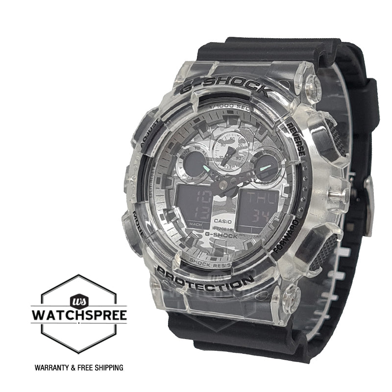 Casio G-Shock GA-100 Lineup Neo Utility Series Camouflage Dial Black ...