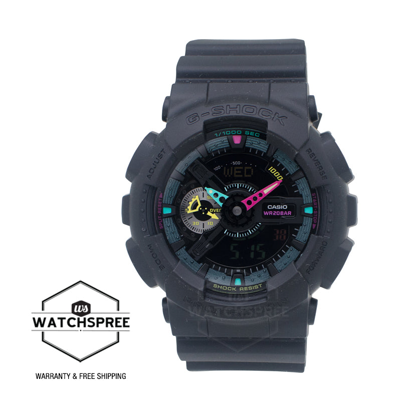 Casio G-Shock GA-110 Lineup Multi Fluorescent Accents Series Watch ...