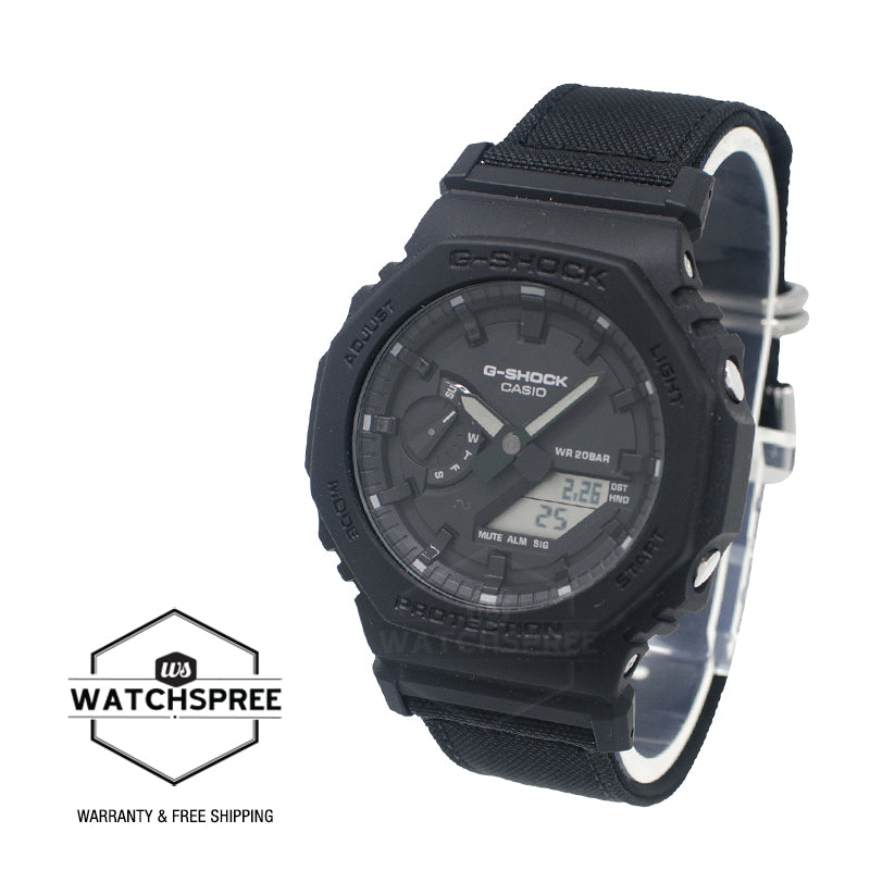 Casio G-Shock GA-2100 Lineup Carbon Core Guard Structure Utility Black ...