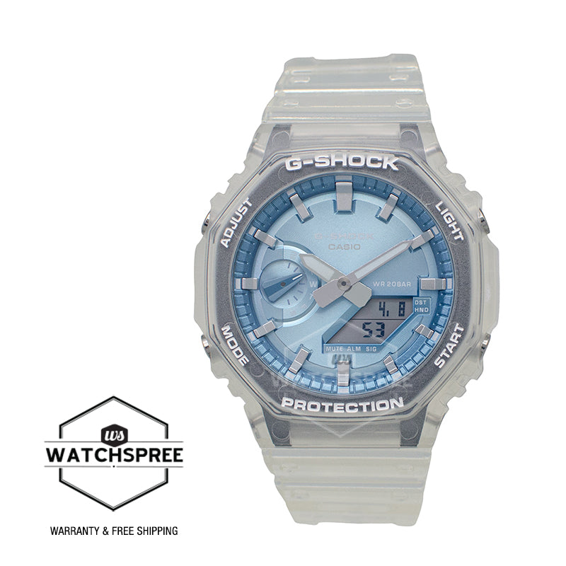 Casio G-Shock GA-2100 Lineup Carbon Core Guard Structure Transparent R ...