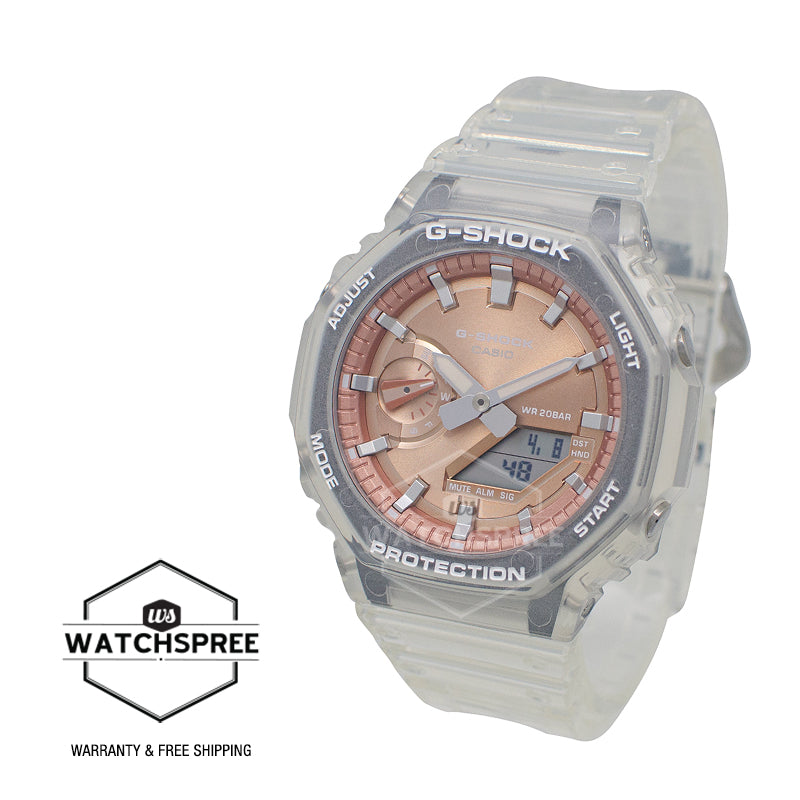 Casio G-Shock GA-2100 Lineup Carbon Core Guard Structure Transparent R ...
