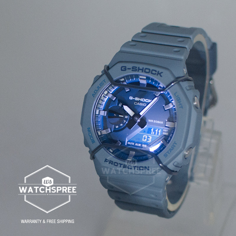 Casio G-Shock GA-2100 Lineup Carbon Core Guard Structure Tone-on-Tone ...