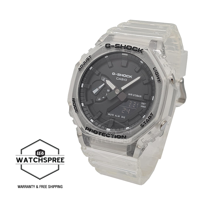 Casio G-Shock Transparent Pack Series Carbon Core Guard Structure Semi ...