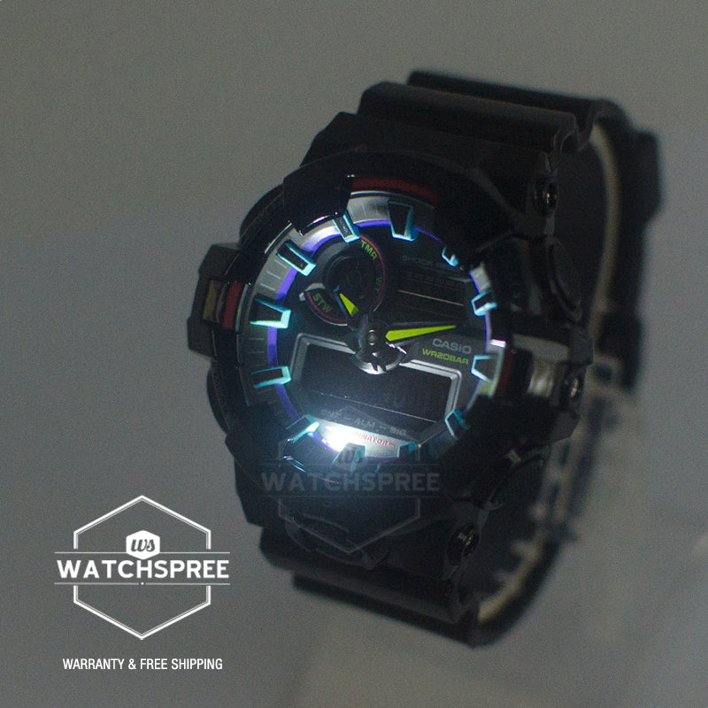 Casio G-Shock GA-700 Lineup Virtual Rainbow Series Watch GA700RGB-1A GA ...