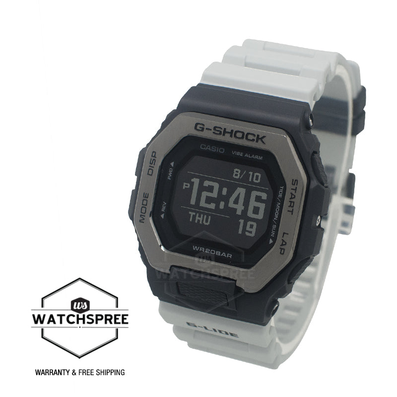 Casio G-Shock G-LIDE GBX-100 Lineup Bluetooth® Light Grey Resin Band ...