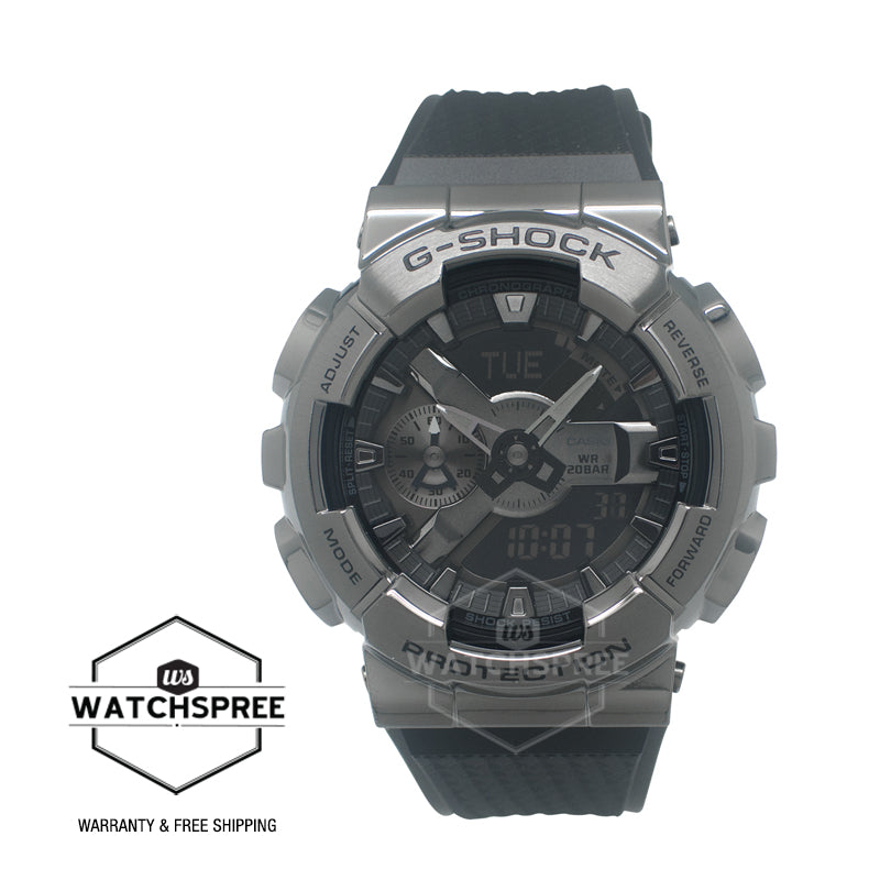 Casio G-Shock GM-110 Lineup Oversized Metal-Clad Watch GM110BB-1A GM ...