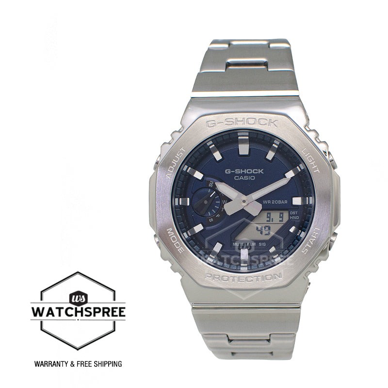 Casio G-Shock G-Steel GM-2100 Lineup Stainless Steel Band Watch GM2110D ...
