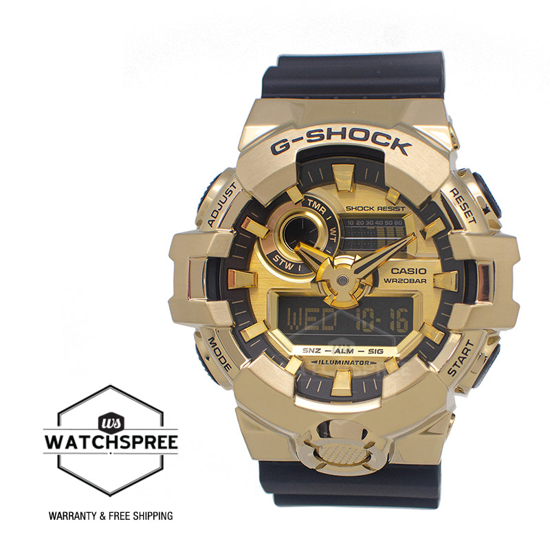 Casio G-Shock G-Steel GM-700 Lineup Black Resin Band Watch GM700G-9A GM ...