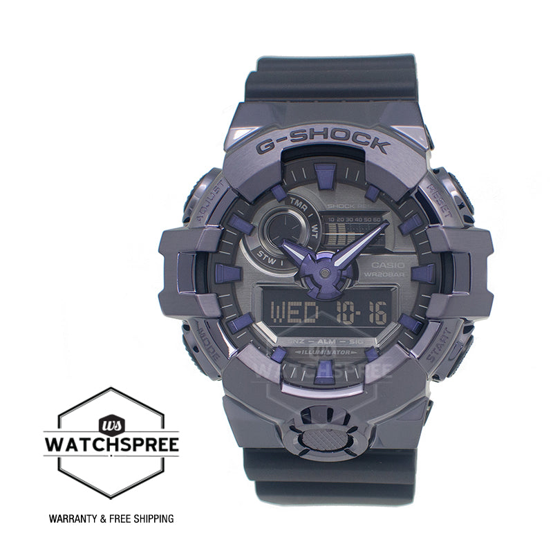 Casio G-Shock G-Steel GM-700 Lineup Black Resin Band Watch GM700P-6A GM ...