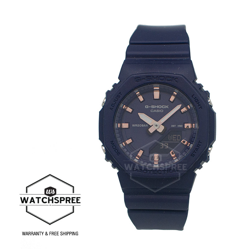 Casio G-Shock for Ladies' Bio-Based Navy Blue Resin Band Watch GMAP210 ...