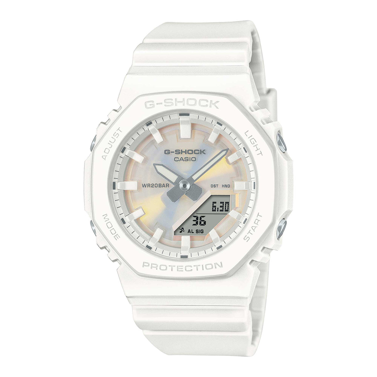 Casio G-Shock for Ladies' Polarized Color Series Bio-Based Matte White ...
