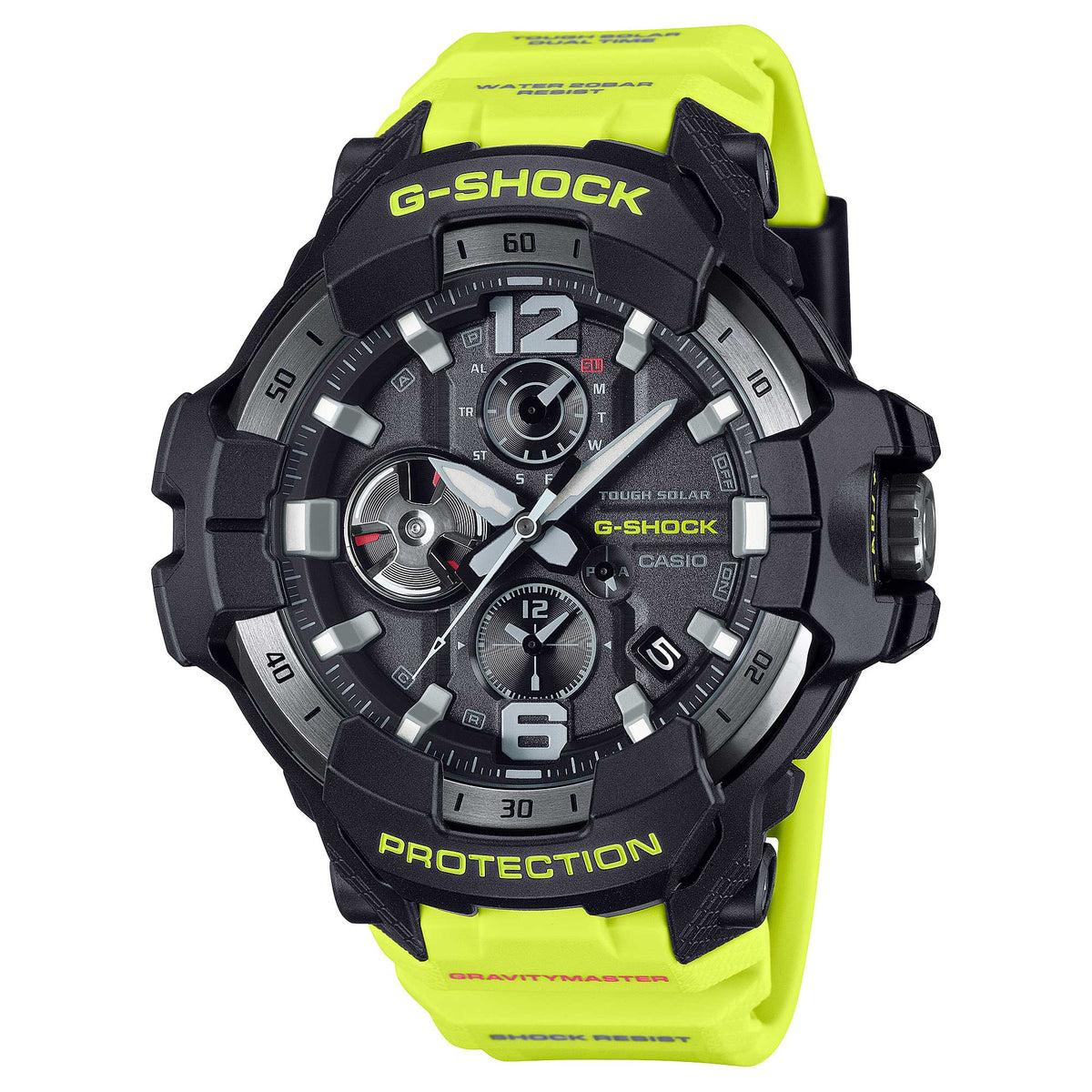 Casio G-Shock MASTER OF G AIR GRAVITYMASTER Rescue Yellow Series ...