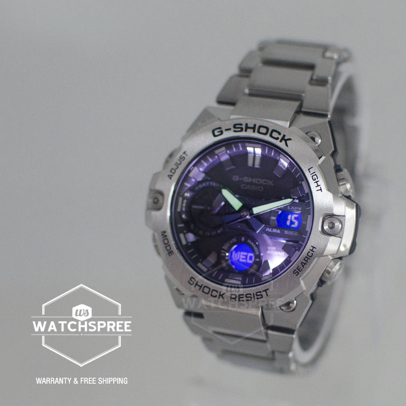 Casio G-Shock G-Steel GST-B400 Lineup Carbon Core Guard Structure Watch GSTB400D-1A GST-B400D-1A ...