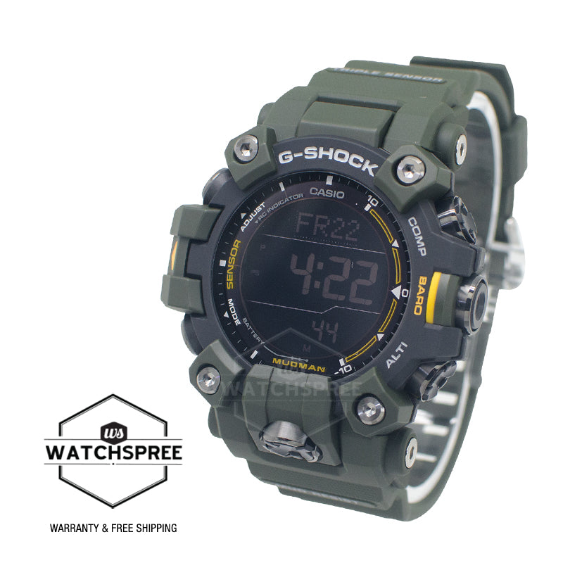 Casio G-Shock Master of G - Land Mudman Triple Sensor Tough Solar Bio ...