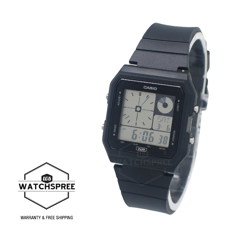 Casio Analog Digital Bio-Based Black Resin Band Watch LF20W-1A LF-20W ...