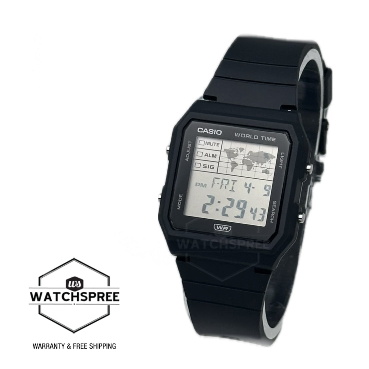 Casio Digital Bio-Based Black Resin Band Watch LF30W-1A LF-30W-1A ...