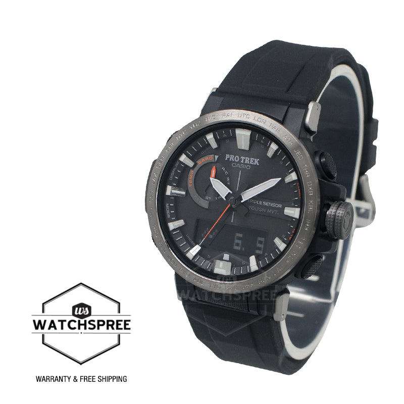 Casio Pro Trek PRW-60 Climber Line Series Triple Sensor Version 3 Tough Solar Watch PRW60Y-1A ...