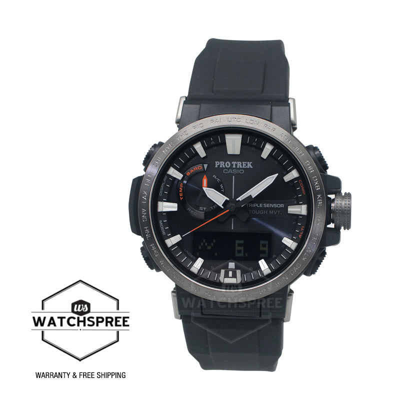Casio Pro Trek PRW-60 Climber Line Series Triple Sensor Version 3 Tough Solar Watch PRW60Y-1A ...