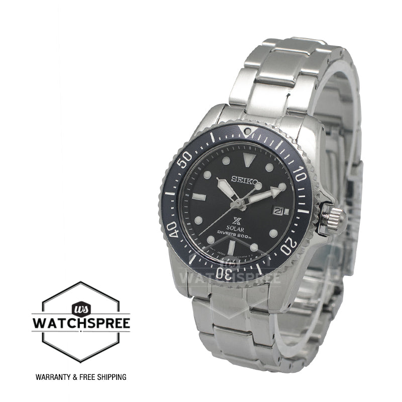 Seiko Prospex Solar Diver's Stainless Steel Band Watch SNE569P1| Watchspree