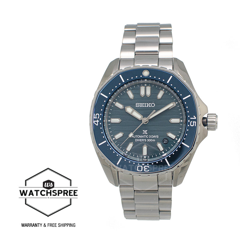 Seiko Prospex (Japan Made) Automatic Diver's Stainless Steel Band Watch ...