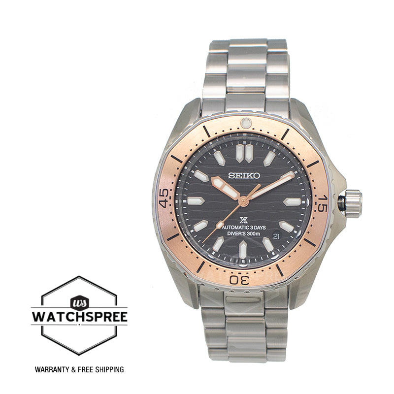 Seiko Prospex (Japan Made) Automatic Diver's Stainless Steel Band Watch ...