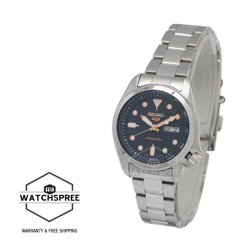 Seiko Women's 5 Sports Automatic Stainless Steel Band Watch SRE003K1 ...
