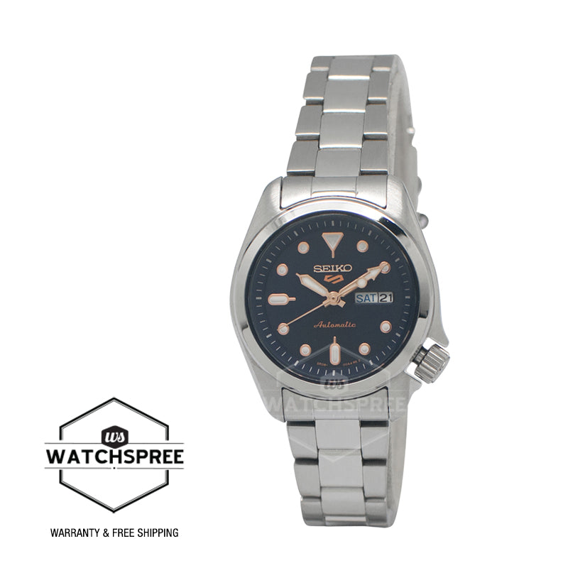 Seiko Women's 5 Sports Automatic Stainless Steel Band Watch SRE003K1 ...