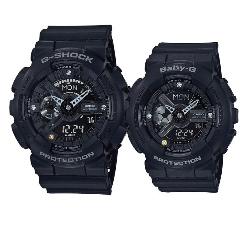 Casio G-Shock & Baby-G Couple Watches BA135DD-1A / GA135DD-1A [Couple ...