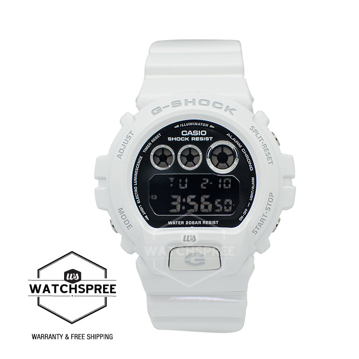 Casio G-Shock Standard Digital White Resin Watch DW6900NB-7D DW-6900NB ...