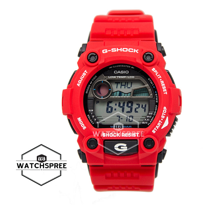 Casio G-Shock Standard Digital Red Resin Watch G7900A-4D G-7900A-4D G ...