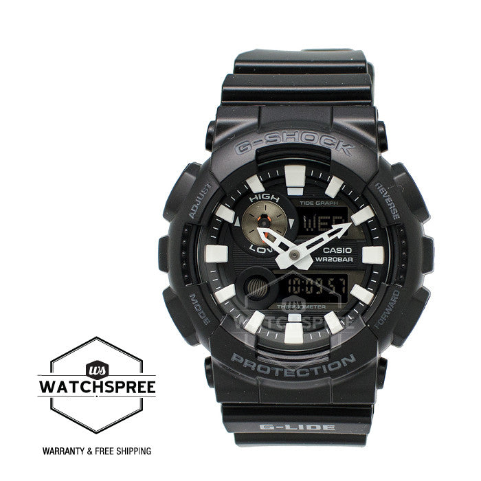 Casio G-Shock G-Lide new GAX-100 Series Black Resin Band Watch GAX100B ...