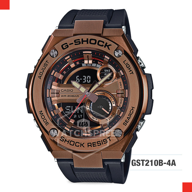 Casio G-Shock G-Steel Series Layer Guard Structure Black Resin Band ...