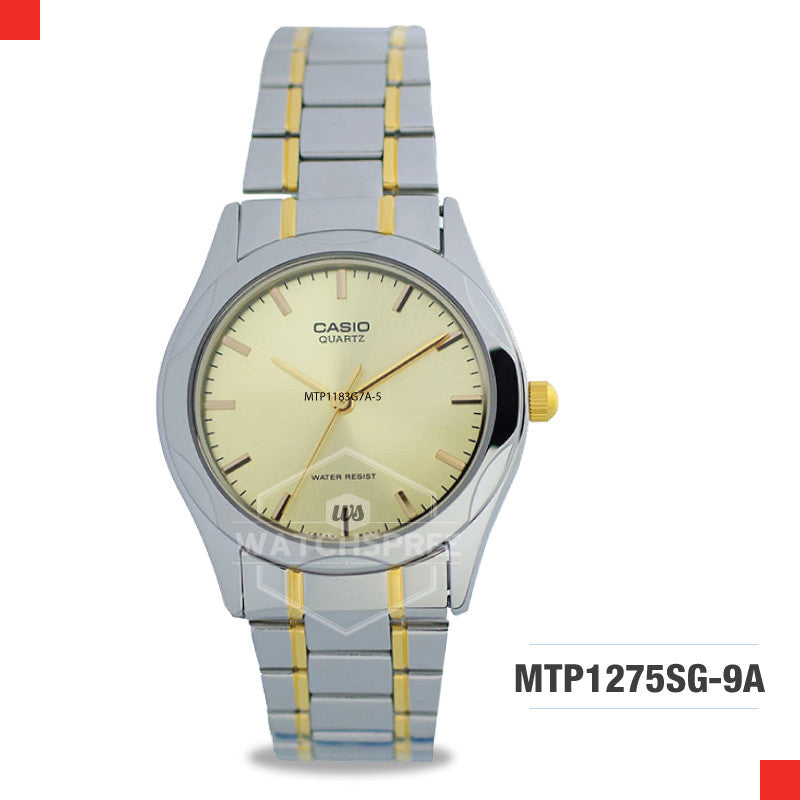 Casio Men's Standard Analog Two-Tone Stainless Steel Band Watch ...