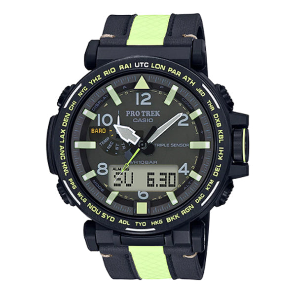 Casio Pro Trek PRG-650 Series Triple Sensor Tough Solar Two Tone ...