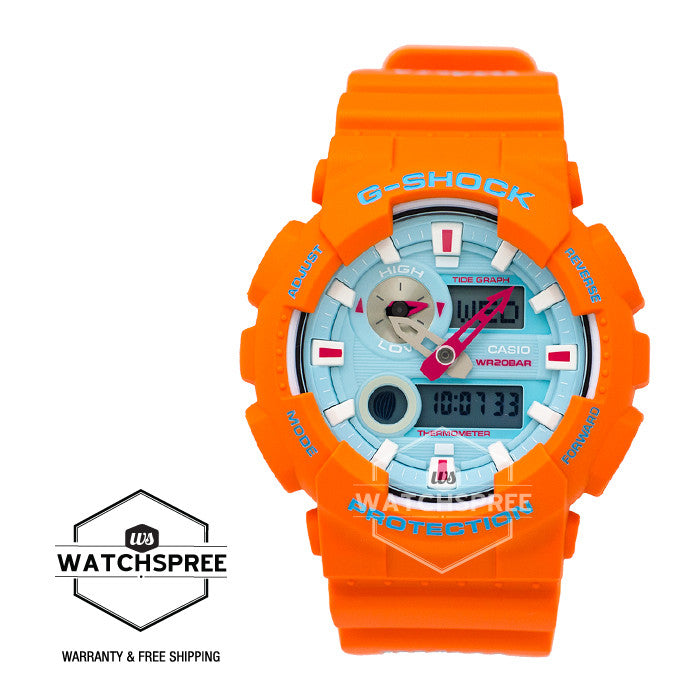 Casio G-Shock Limited Models G-lide Series Orange Resin Band Watch ...