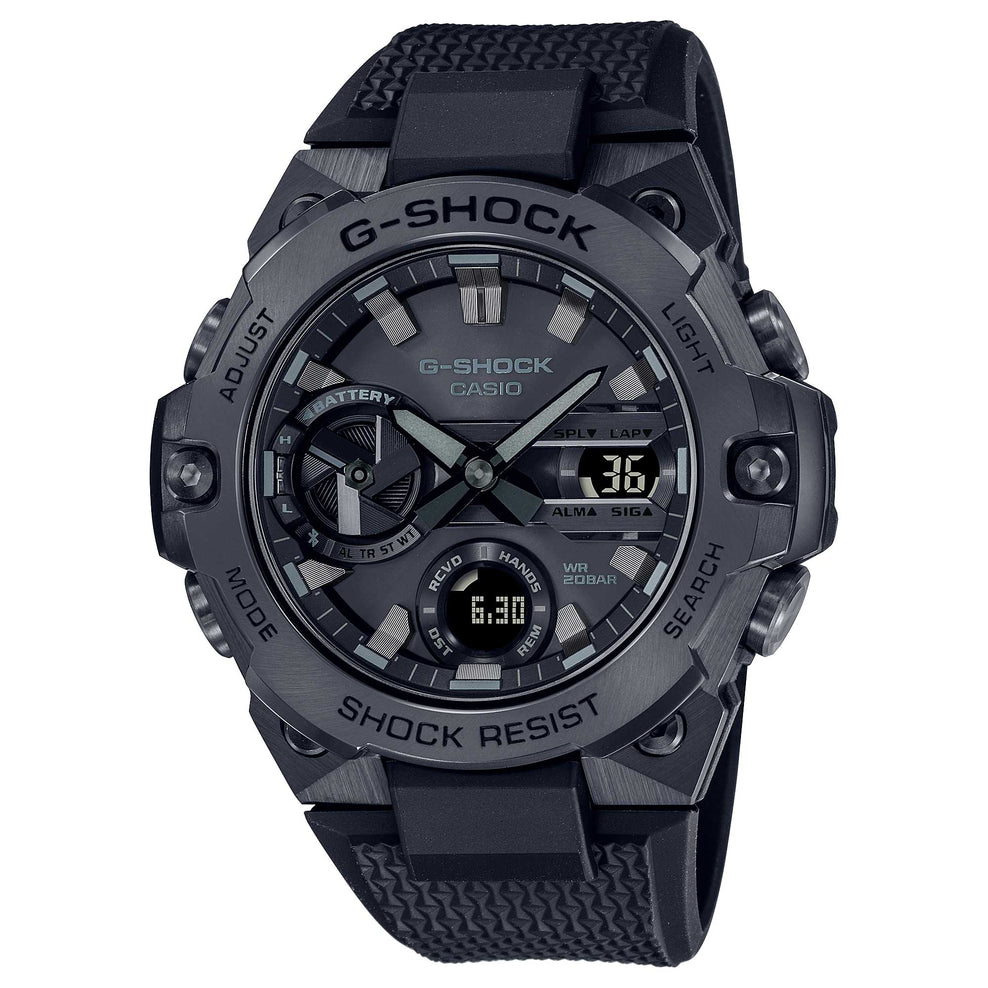 Casio G-Shock G-Steel GST-B400 Lineup Carbon Core Guard Structure Watch GSTB400BB-1A GST-B400BB ...