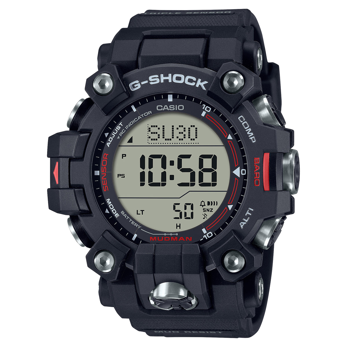 Casio G-Shock Master of G - Land Mudman Triple Sensor Tough Solar Bio ...